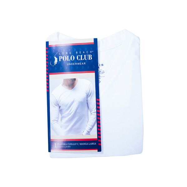 Playera interior cuello en "V" LONG BEACH POLO CLUB para hombre ...